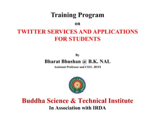 BSTI - Bharat Sir, Kokar, Ranchi | PPT