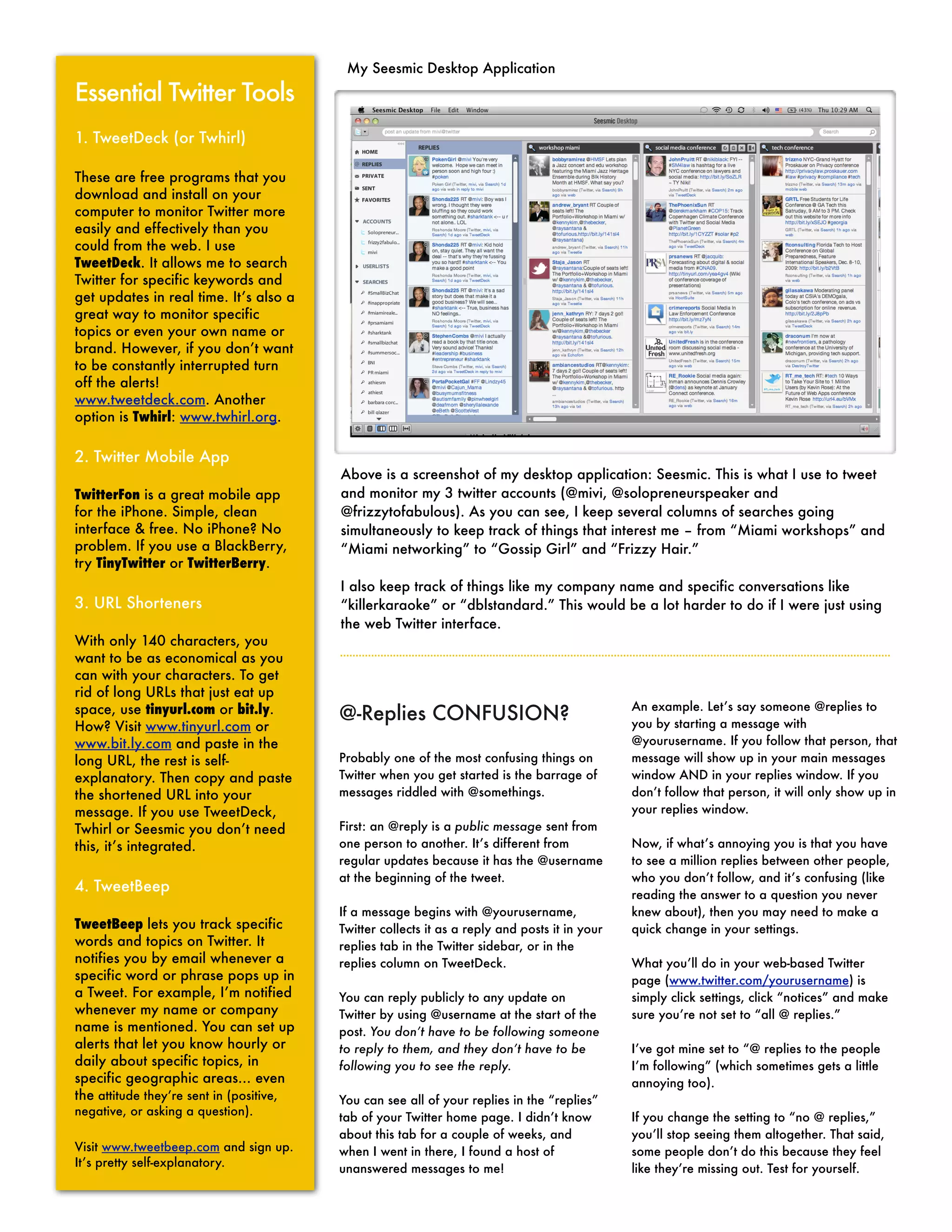 "Twittorial" For Beginners - By Personal Brand Strategist, Michelle Villalobos | PDF