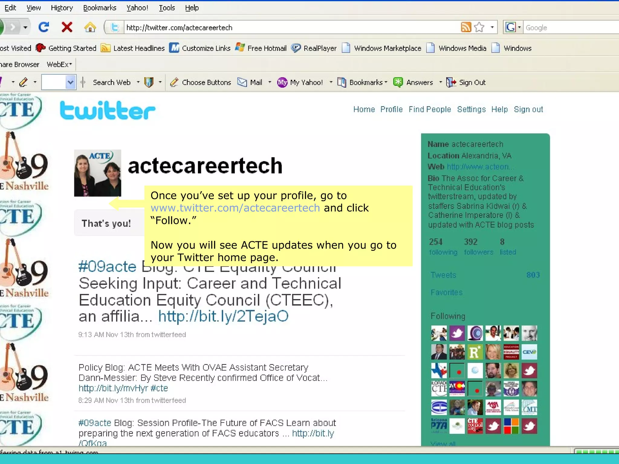 Twitter tutorial old | PPT | Internet | Computing