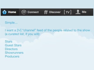 Twitter [tv] Channels | PDF