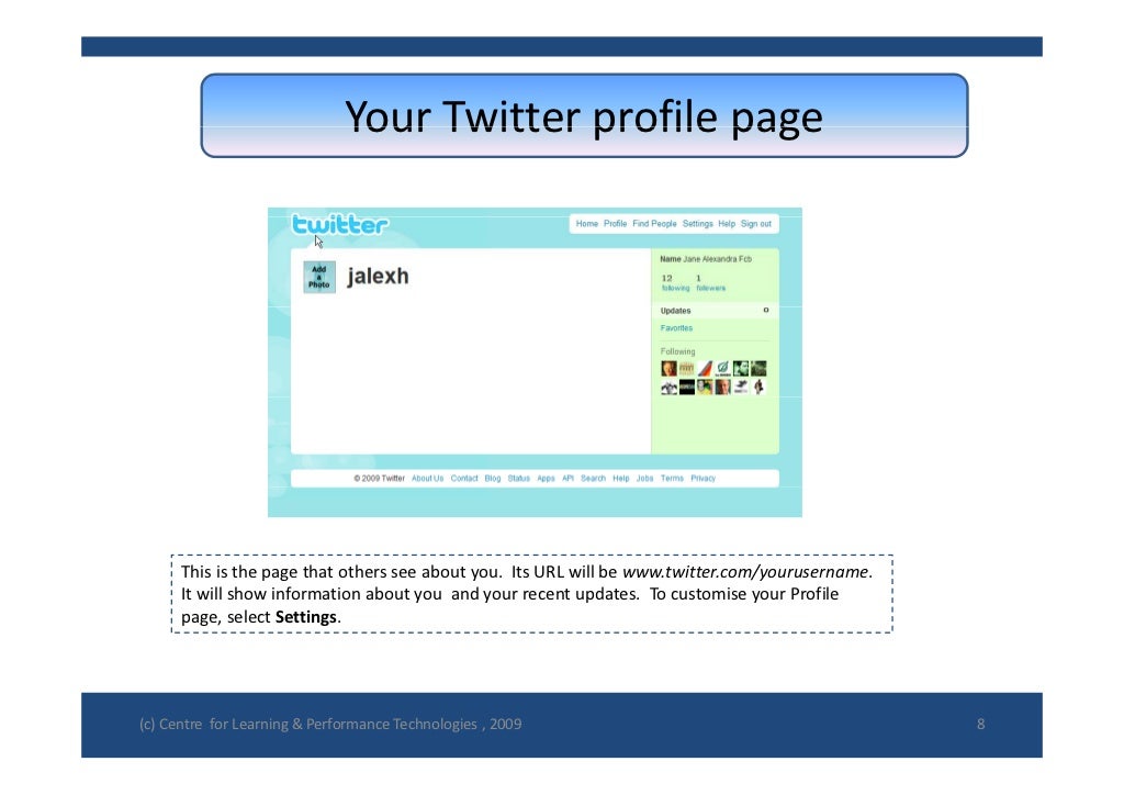 Twitter Profile Page