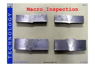 Twi welding training_6 | PDF