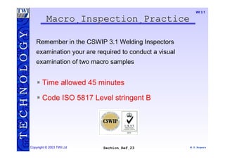 Twi welding training_6 | PDF