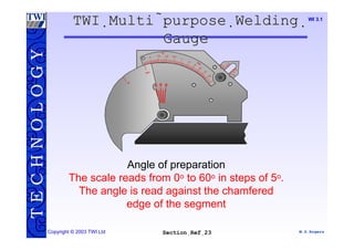 Twi welding training_6 | PDF