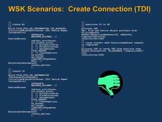 Windows Filtering Platform And Winsock Kernel | PPT