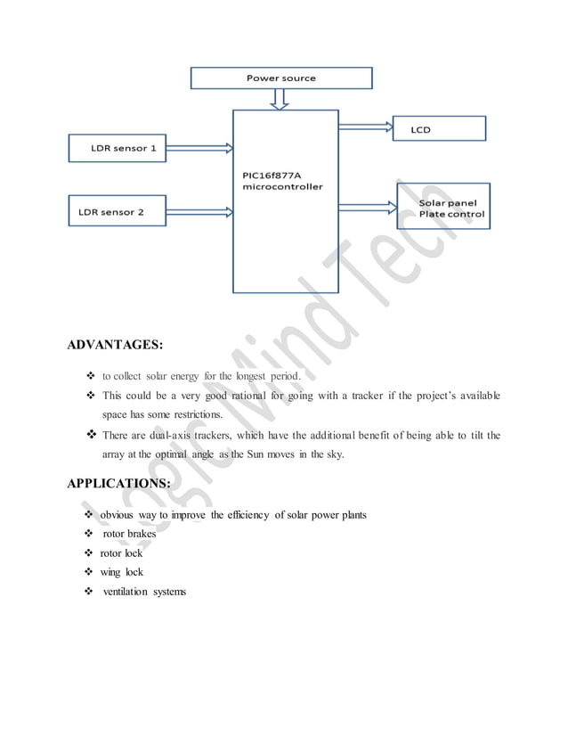 Two axis solar tracking system based on microcontroller | PDF