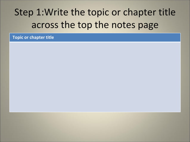 Two Column Notes Made Easy | PPT | Science