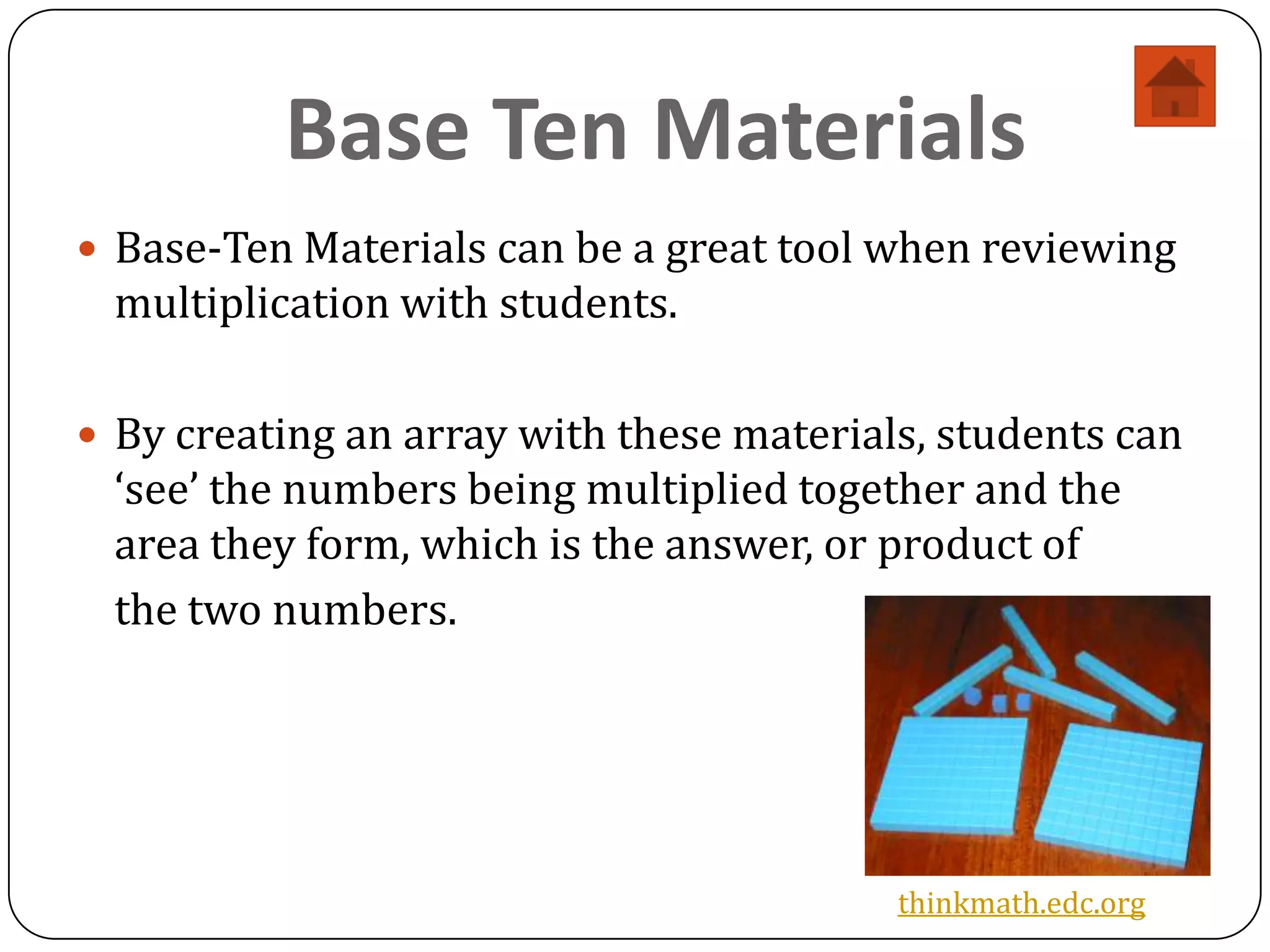 Multimedia Presentation: Two digit by Two-digit Multiplication | PPTX