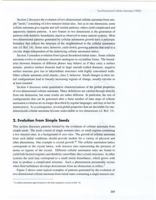 Two dimensional-cellular-automata | PDF