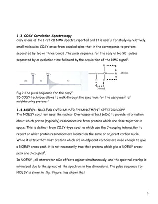 Two dimensional nmr spectroscopy (practical application and spectral ...