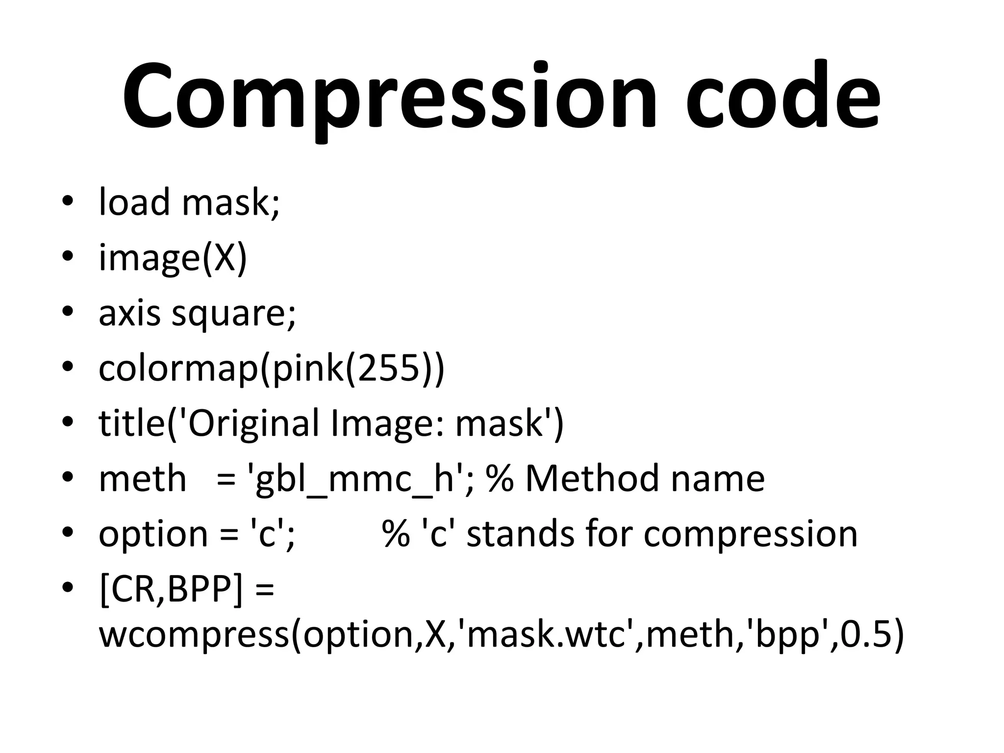 Two dimensional true wavelet compression | PPTX | Photo Editing Software | Computer Software and ...