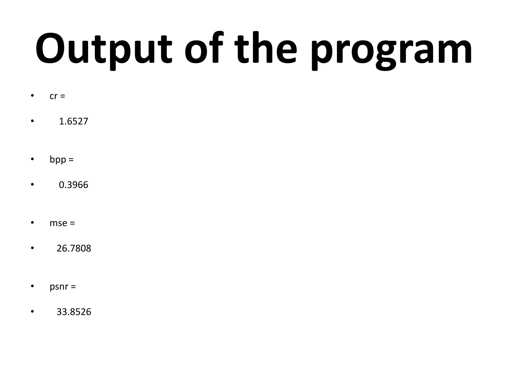 Two dimensional true wavelet compression | PPTX | Photo Editing Software | Computer Software and ...