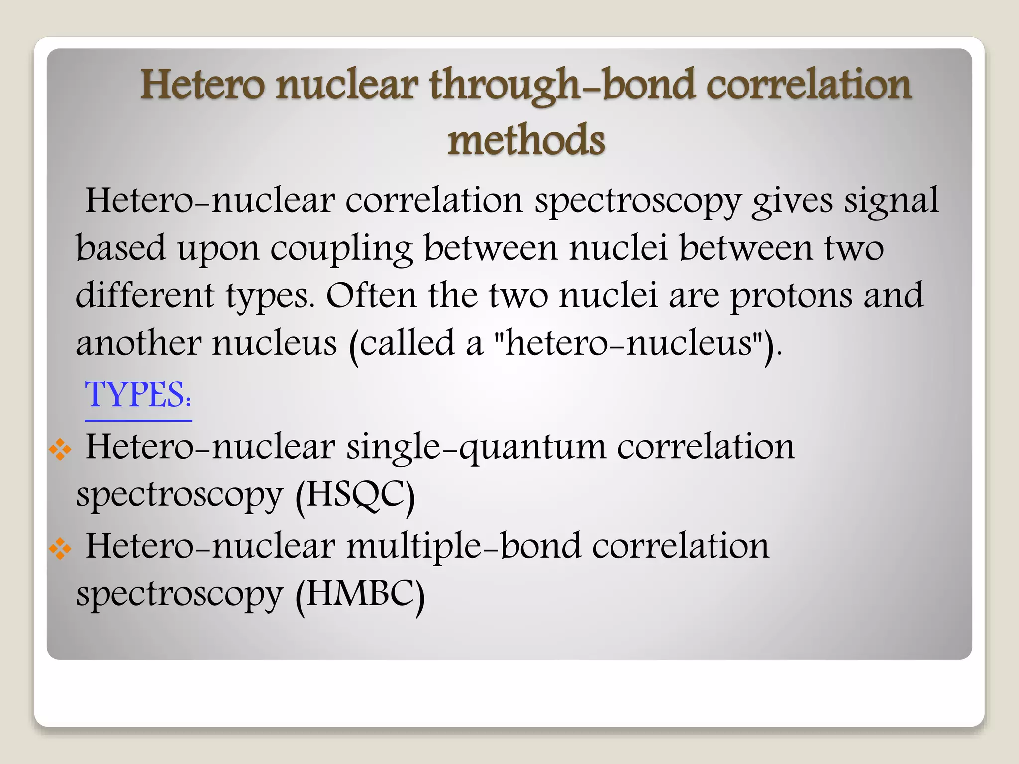 Two dimensional nmr | PPTX