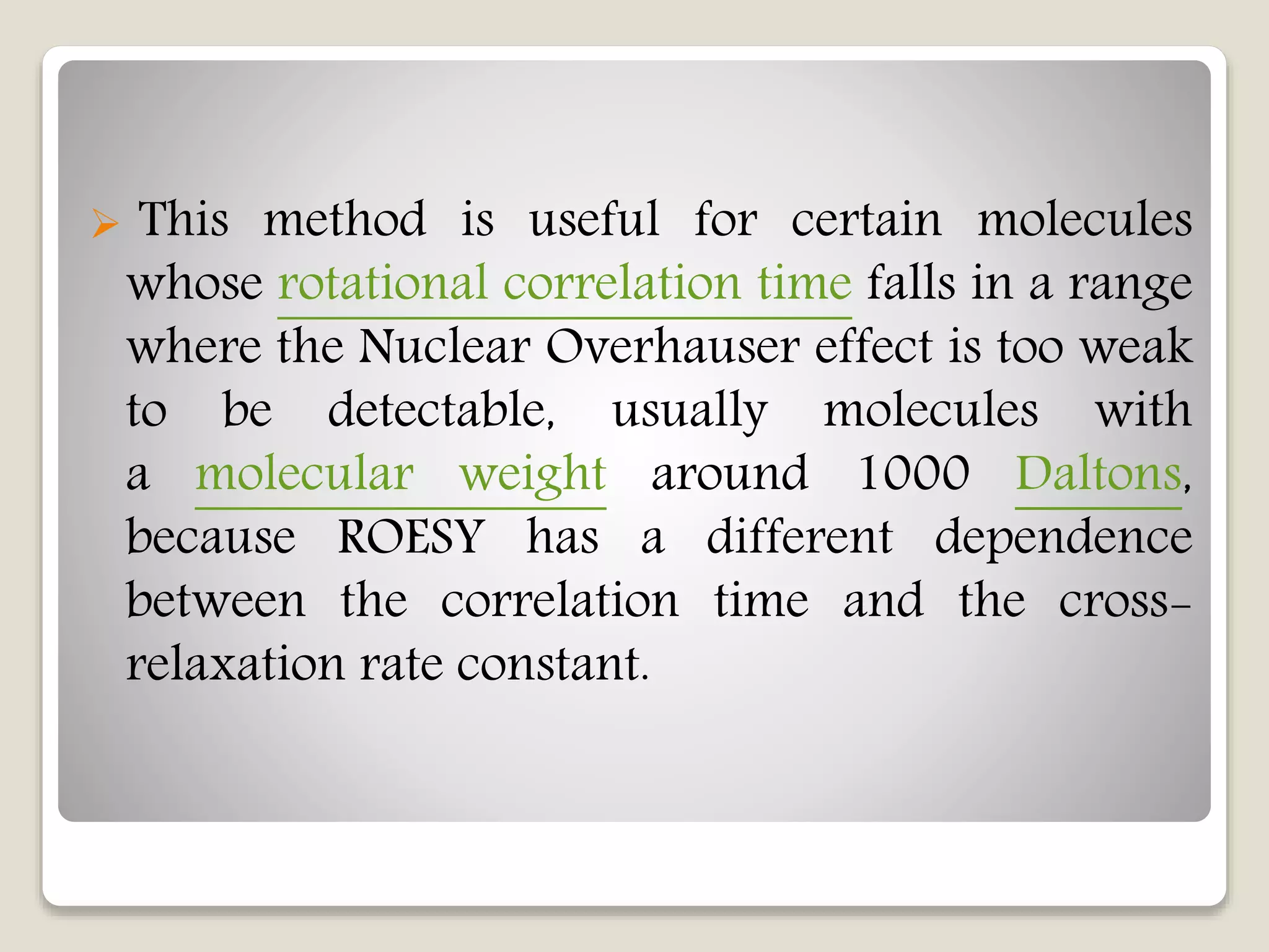 Two dimensional nmr | PPTX
