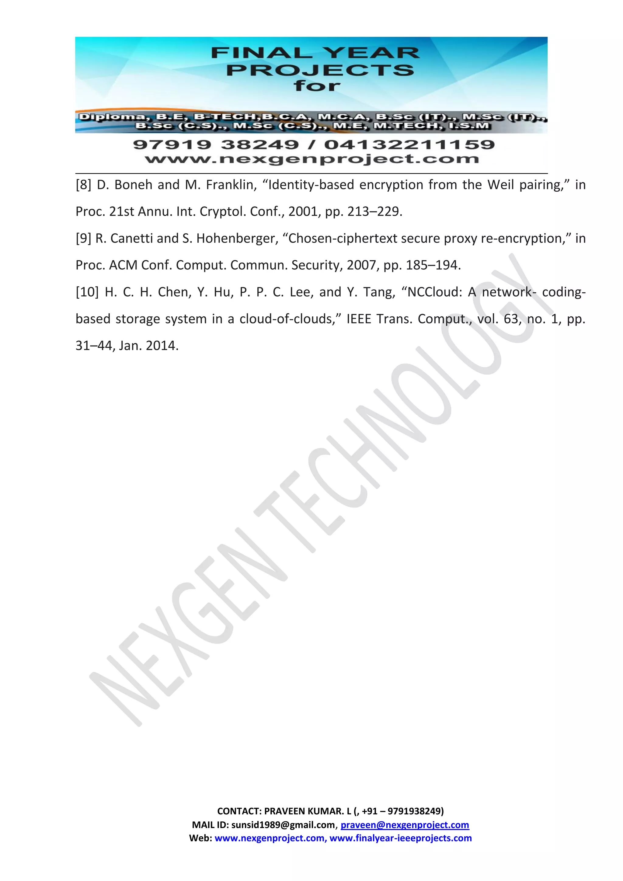 TWO-FACTOR DATA SECURITY PROTECTION MECHANISM FOR CLOUD STORAGE SYSTEM | PDF