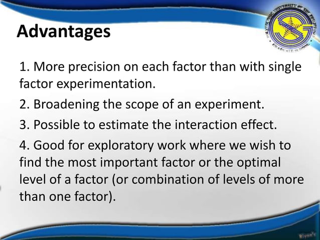 Two-Factor Experiment and Three or More Factor Experiments | PPTX