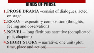 Two Main Division of Literature | PPTX