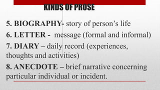 Two Main Division of Literature | PPTX