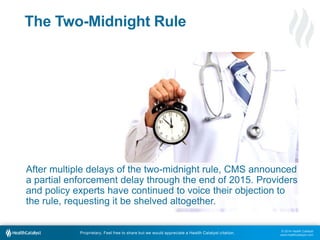 Two-Midnight Rule: Ready For the Clock to Strike 12? | PPTX
