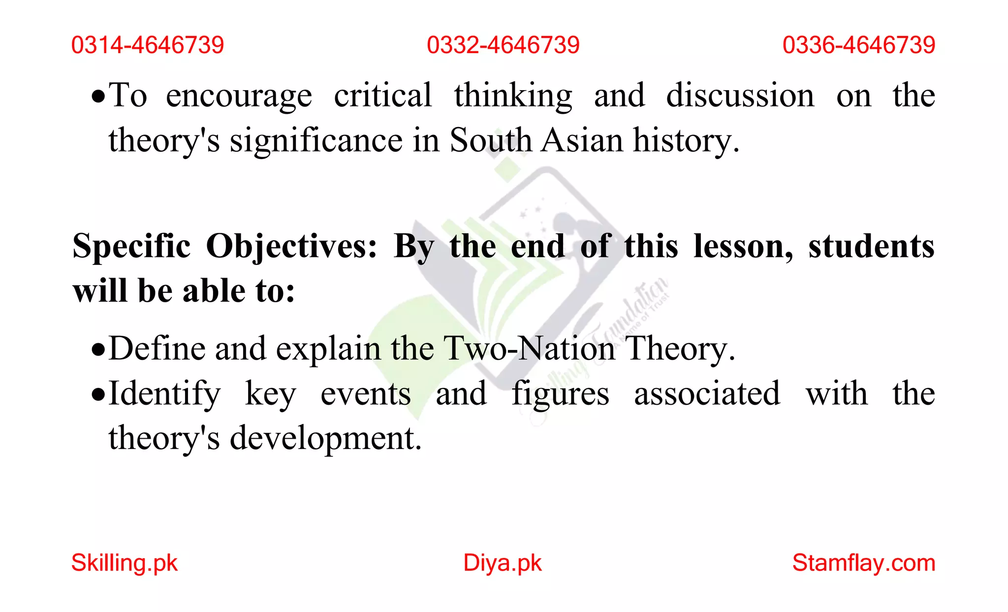 Two-Nation Theory and Its Significance_1.pptx | Islam | Religion ...