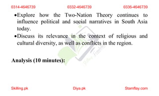 Two-Nation Theory and Its Significance_1.pptx | Islam | Religion ...