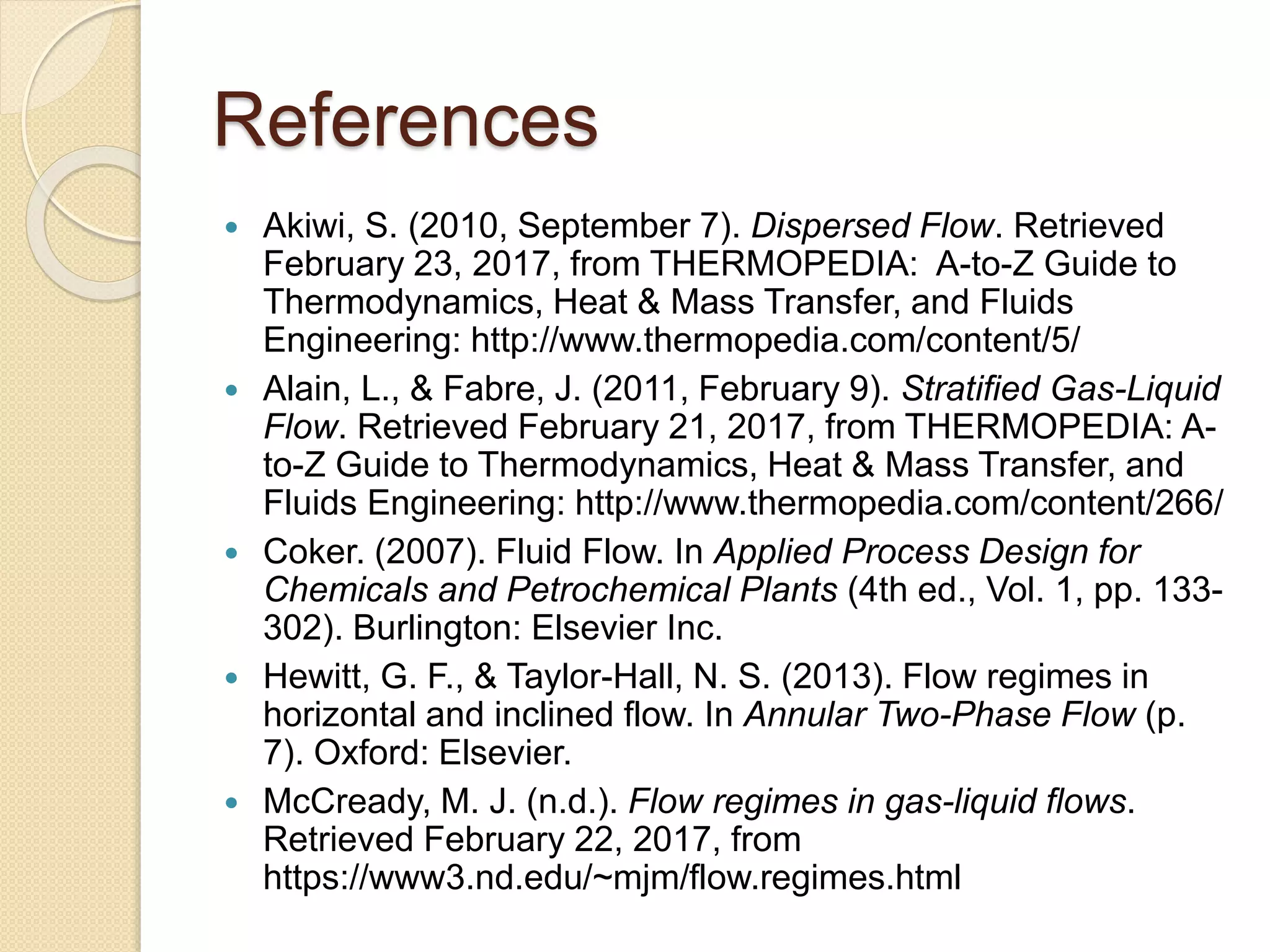 Two-phase fluid flow: Guideline to Pipe Sizing for Two-Phase (Liquid ...