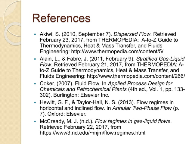 Two-phase fluid flow: Guideline to Pipe Sizing for Two-Phase (Liquid-Gas) | PPTX