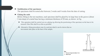 Two point bending test on trapezoidal specimens | PPTX
