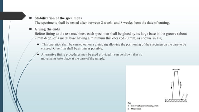 Two point bending test on trapezoidal specimens | PPTX