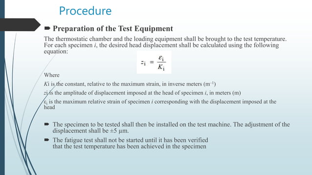 Two point bending test on trapezoidal specimens | PPTX