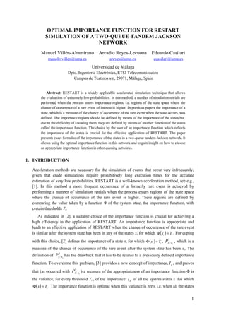 Two queue tandem resim 16 paper | PDF
