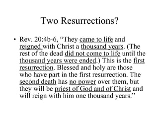 Two Resurrections | PPT