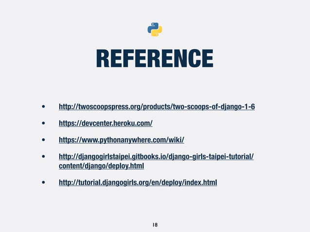 Two scoops of Django - Deployment | PPT