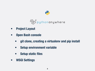 Two scoops of Django - Deployment | PPT
