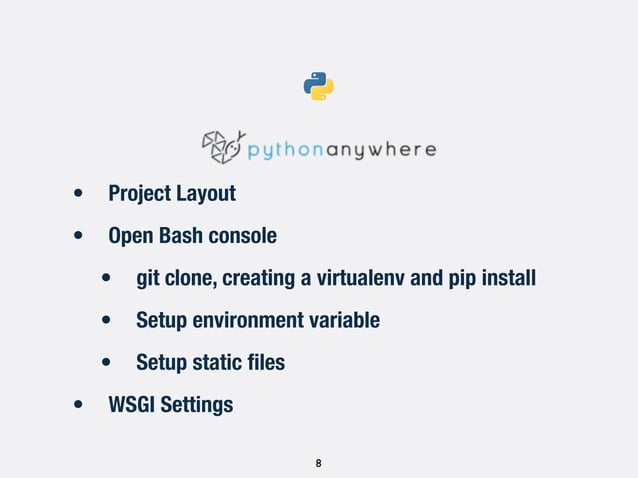 Two scoops of Django - Deployment | PPT