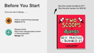 Two scoops of django Introduction | PPTX | Programming Languages | Computing
