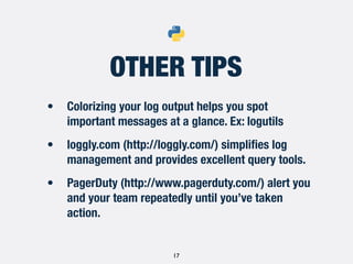Django best practices for logging and signals | PDF