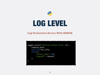 Django best practices for logging and signals | PDF