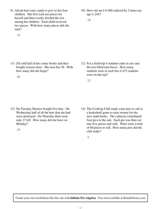 Two step%20 word%20problems | PDF