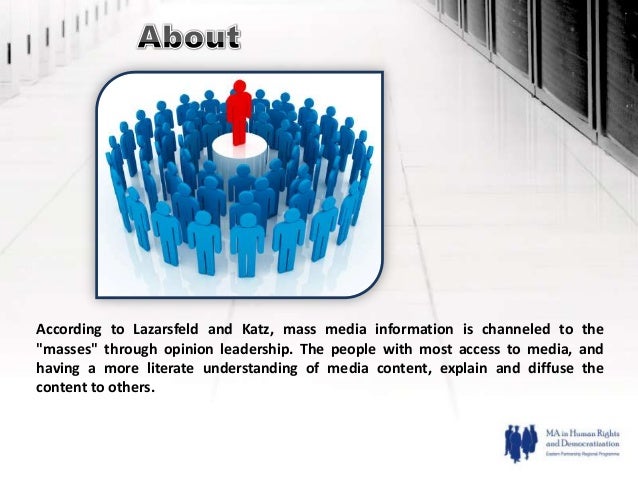 Two step flow of communication