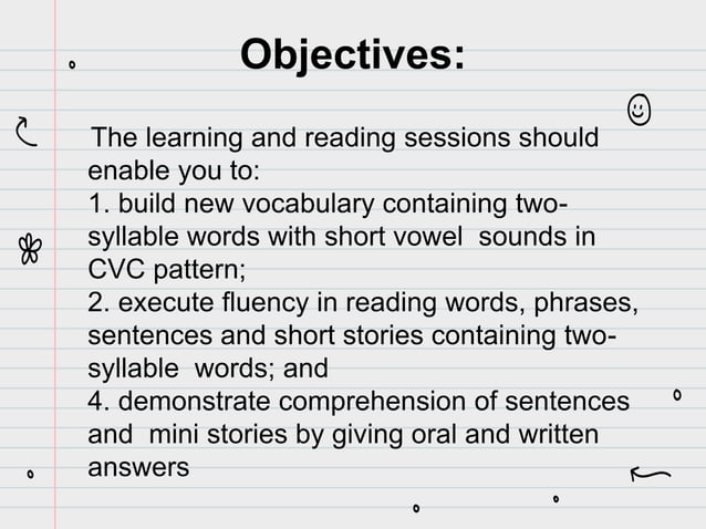 Two-Syllable Words reading activities for beginner reader | PPTX