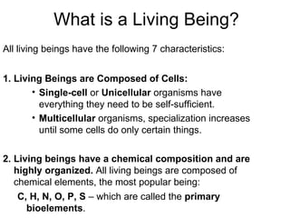 living things & cell theory | PPT