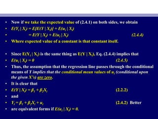 TWO-VARIABLE REGRESSION ANALYSIS SOME BASIC IDEAS.ppt | Physics | Science