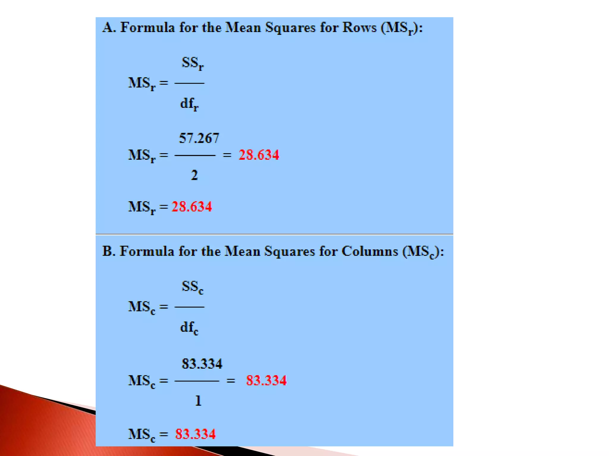Two way analysis of variance (anova) | PPTX