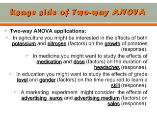 Two way anova+manova | PPT