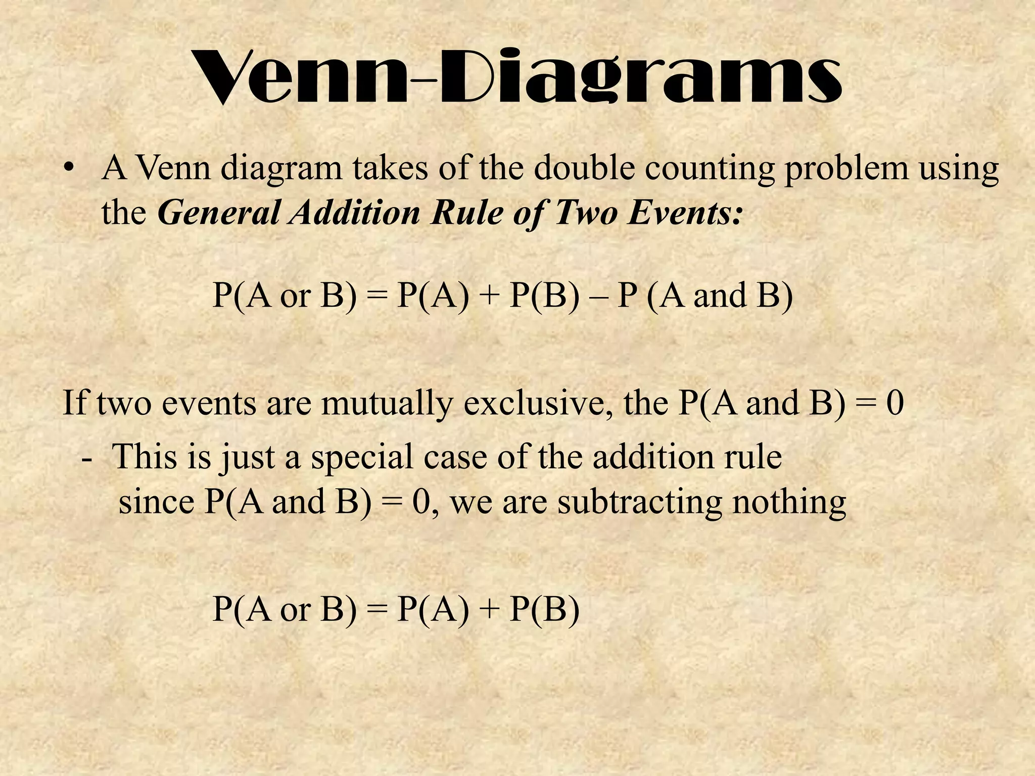 Two way tables & venn diagrams | PPTX
