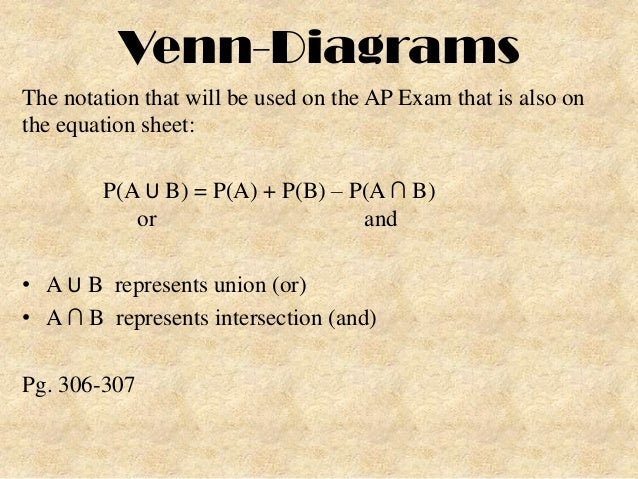 Two way tables & venn diagrams