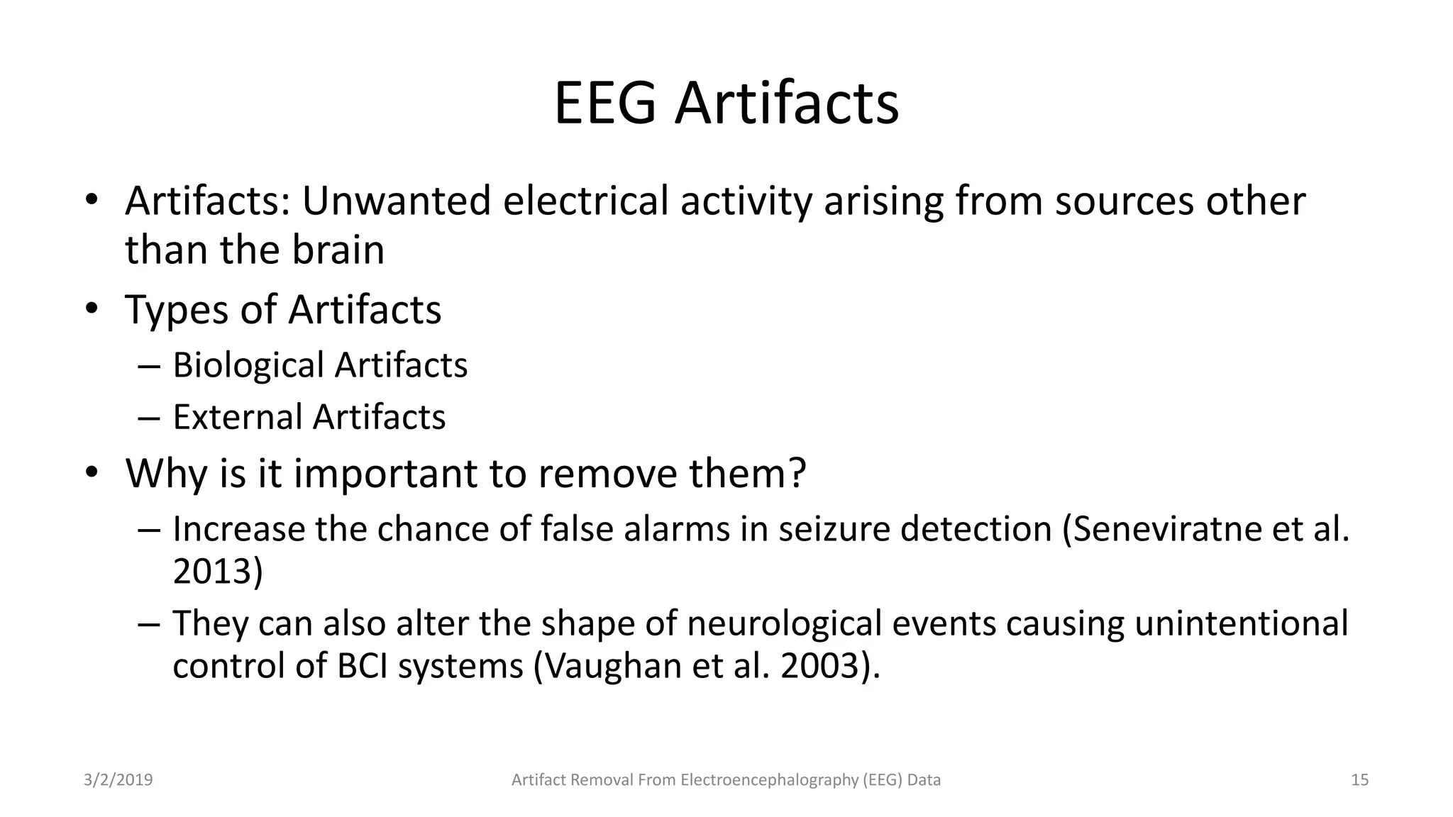Two Algorithms for Weakly Supervised Denoising of EEG Data | PPT