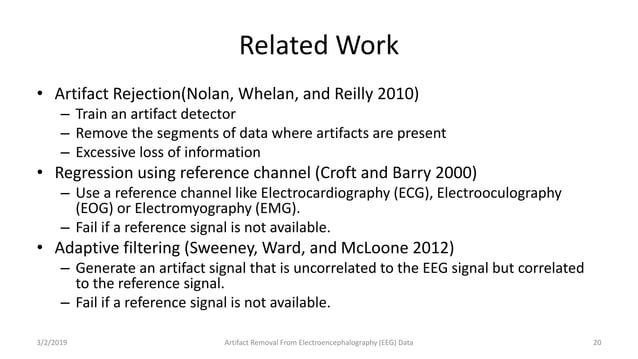 Two Algorithms for Weakly Supervised Denoising of EEG Data | PPT