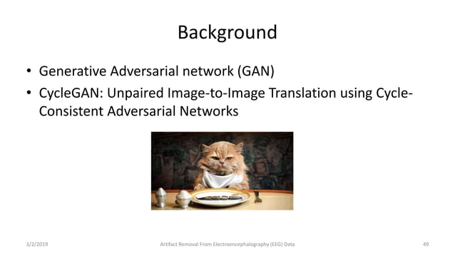 Two Algorithms for Weakly Supervised Denoising of EEG Data | PPT